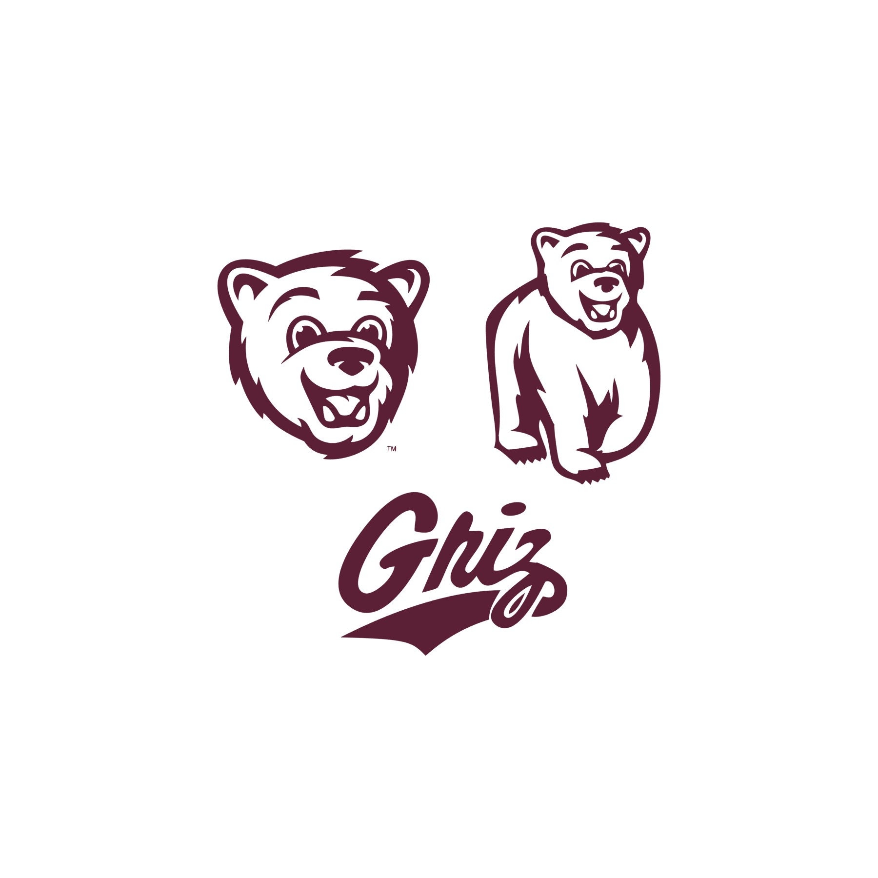Logotipo De Montana Grizzly Montana Grizzlies Ncaa Mascot Logo