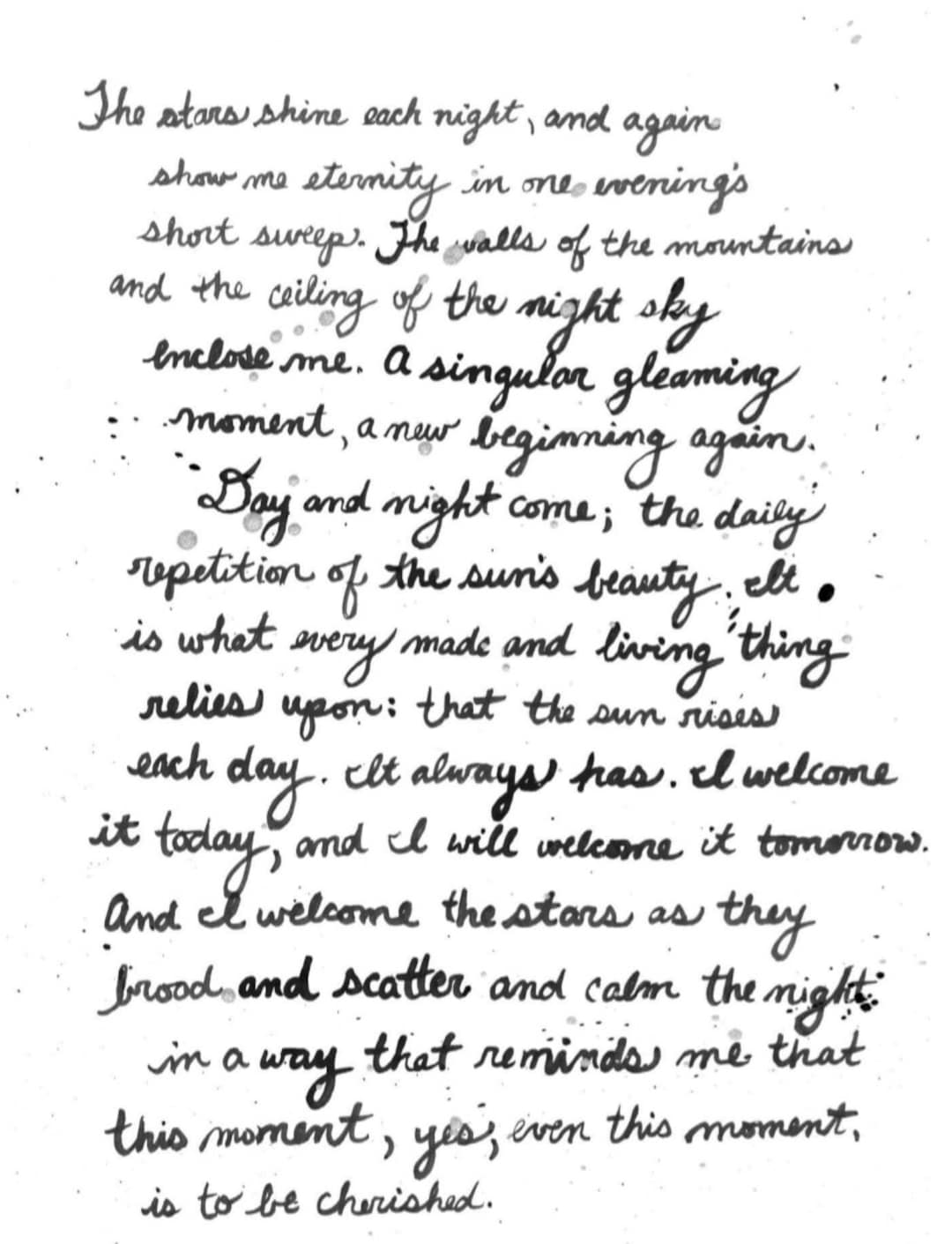 Handwritten Letter, Note, Page | Hand-written Text With Words You ...