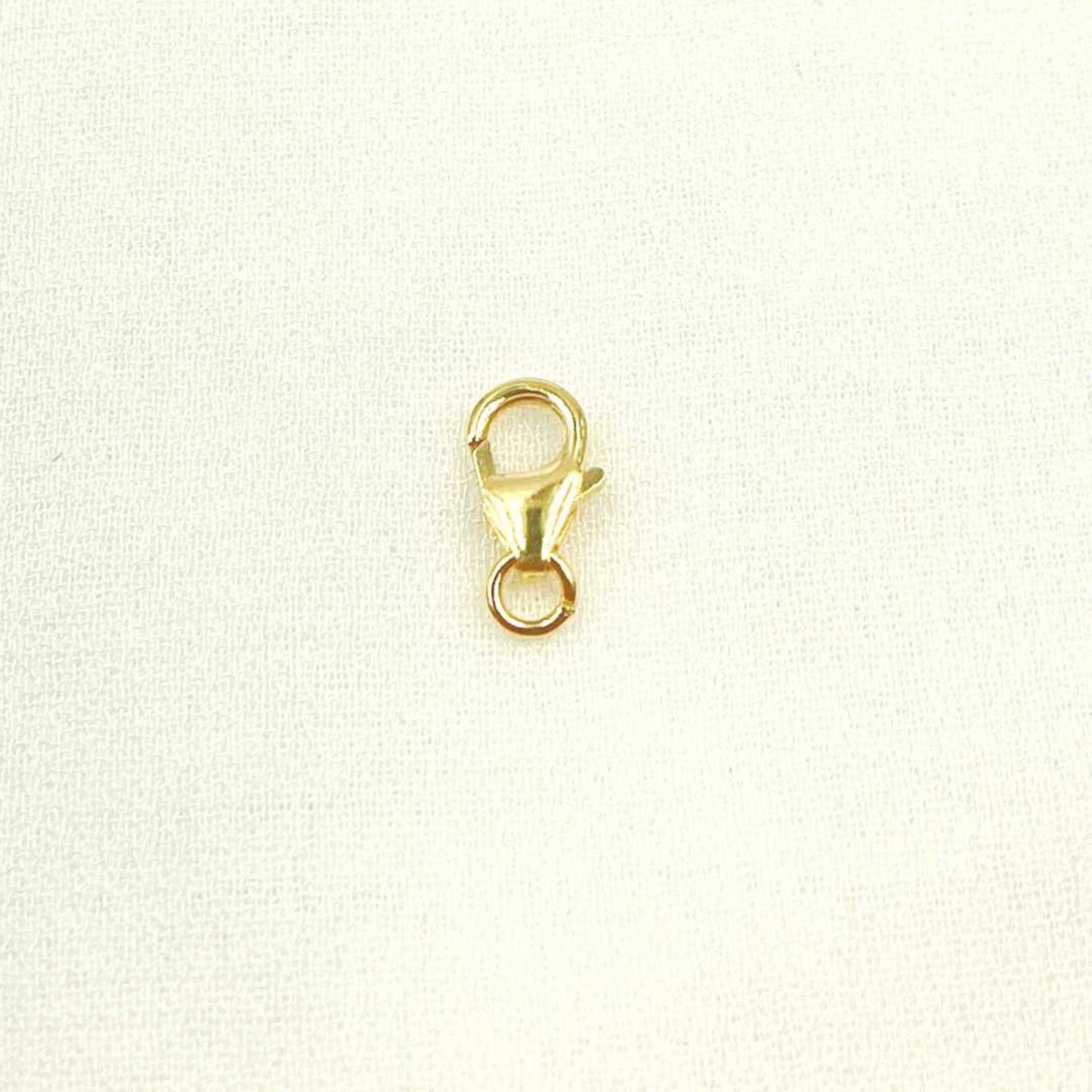 8.2mm 14K Solid Yellow Gold Trigger Clasp, Jewelry Lock Finding ...