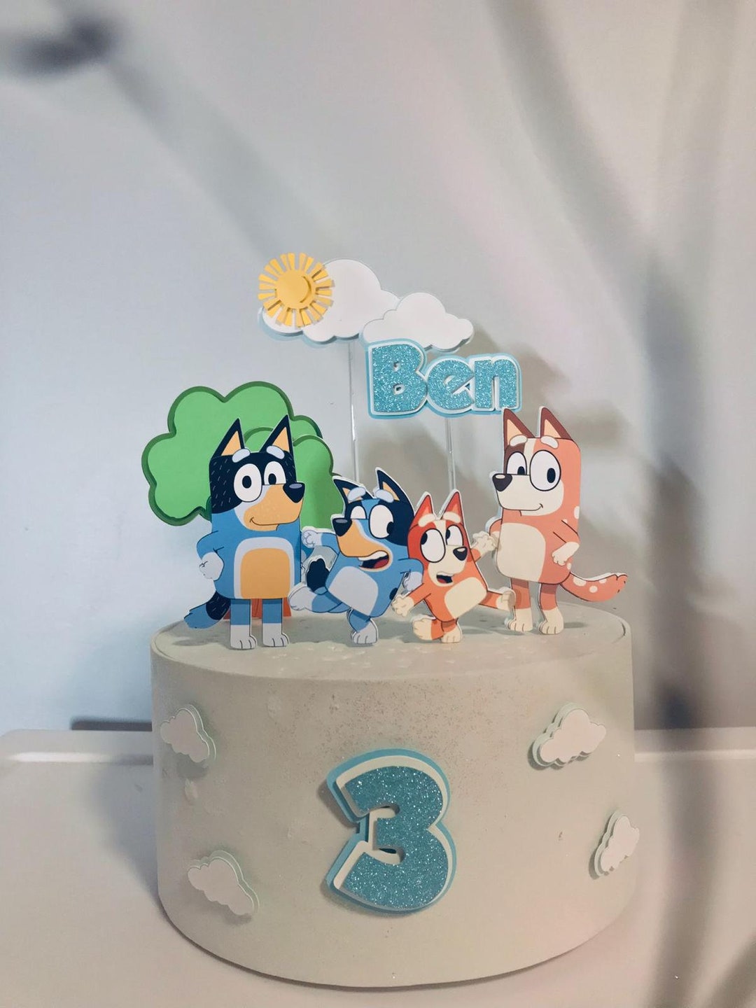 Bluey and Bingo Cake Topper Bluey and Bingo Birthday Bluey - Etsy Canada