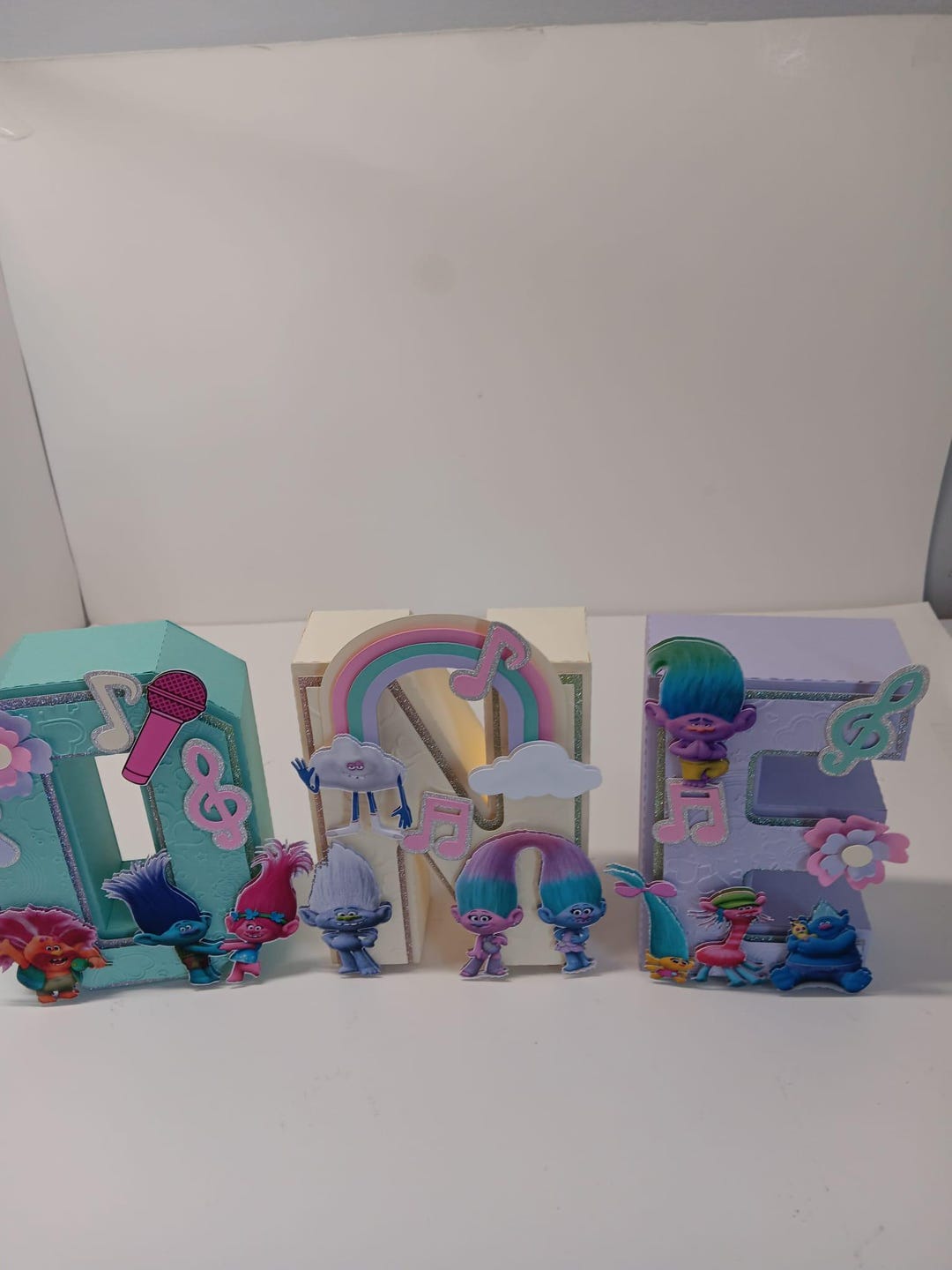 Trolls Party Decoration 3D Trolls Letter, Trolls Theme Birthday ...