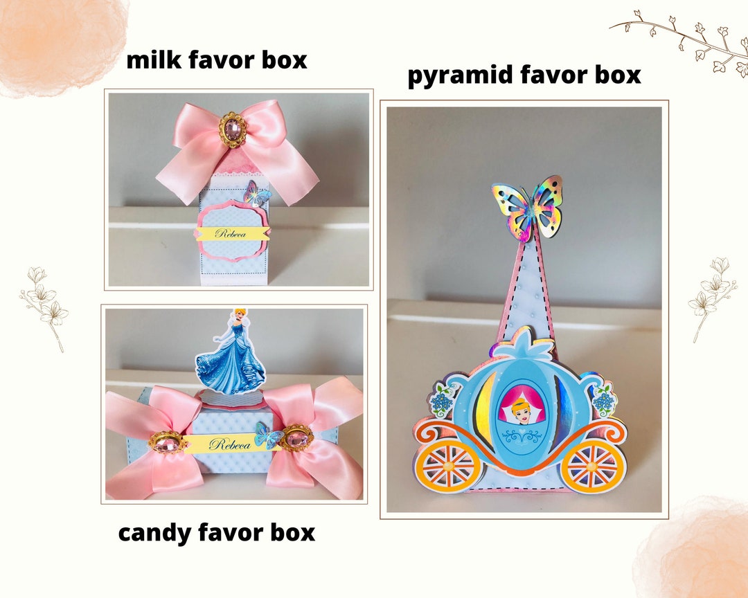 Cinderella Gift Boxes Pyramid Gift Boxes Candy Gift Boxes - Etsy