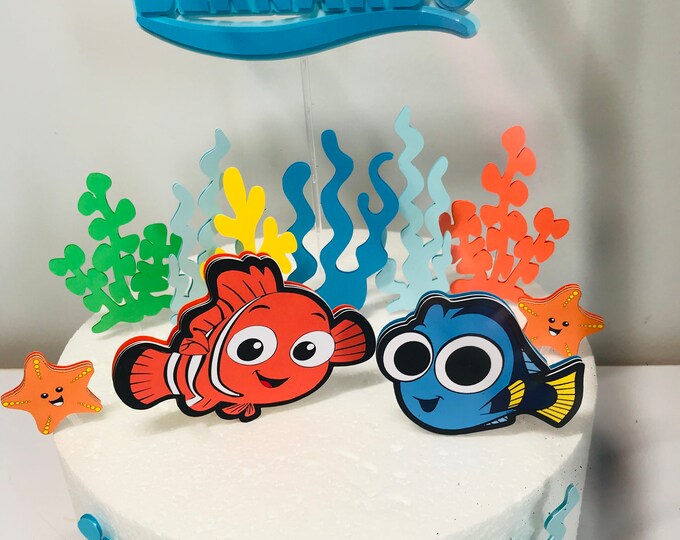 WORLDWIDE Delivery Ocean Theme Nemo Dory Hank Bruce Coral Seaweed ...