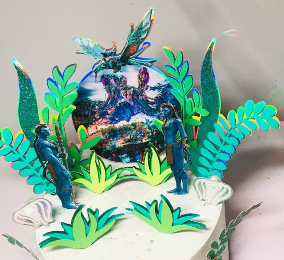 Avatar Theme Cake Topper With Led Light. - Etsy