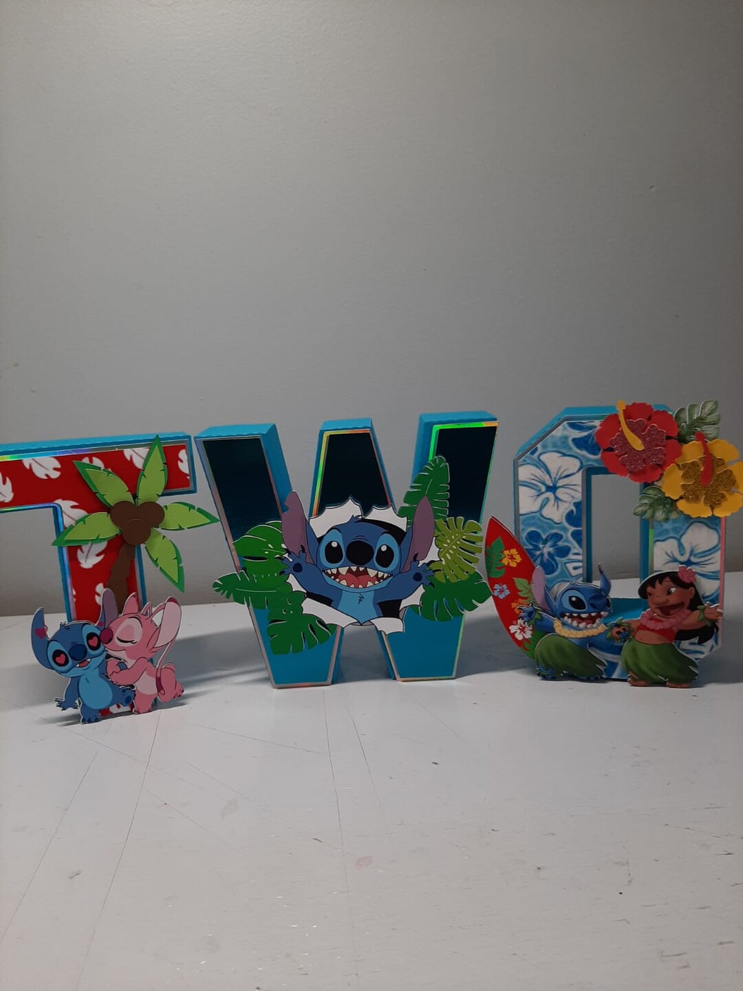 Letter/number 3D Lilo E Stitch Theme Birthday Party Lilo E - Etsy Australia