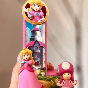 3D Letter for Mario Bros Theme Party Decoration - Etsy