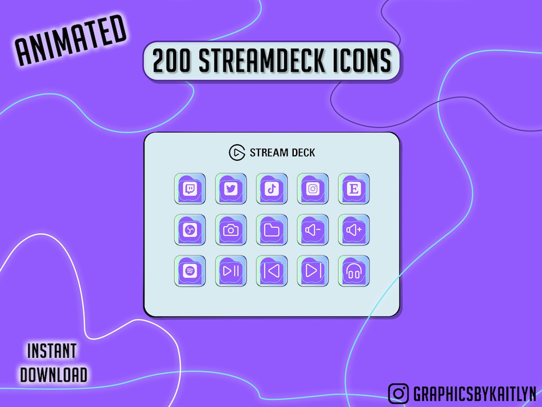 200+ Animated Stream Deck Icons! - Etsy