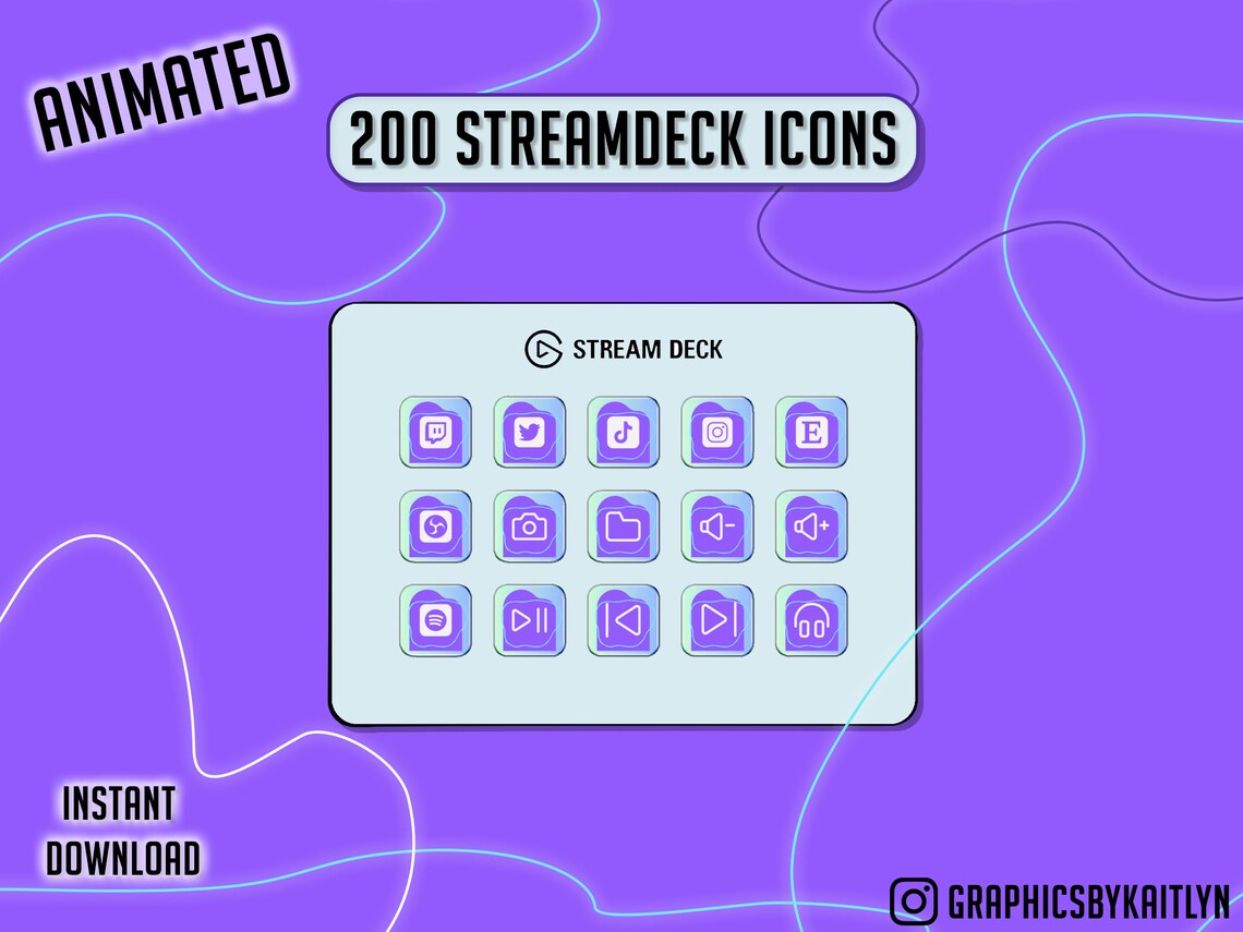 200+ Animated Stream Deck Icons! - Etsy Canada