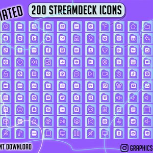 200+ Animated Stream Deck Icons! - Etsy