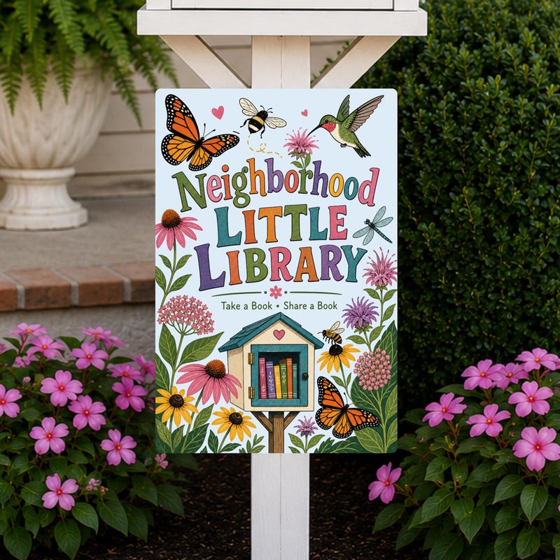Outdoor Library Box - Etsy