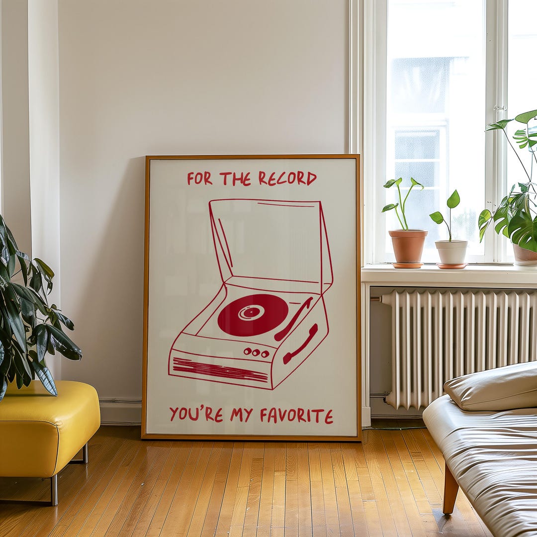 Vintage Record Eclectic, Trendy Art Prints, Retro Wall Art, Eccentric ...