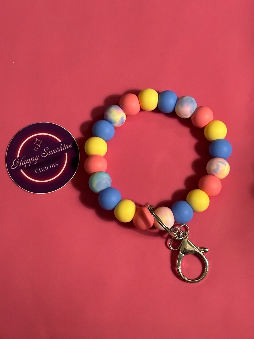 Bold Large Wristlet Keychain - Etsy