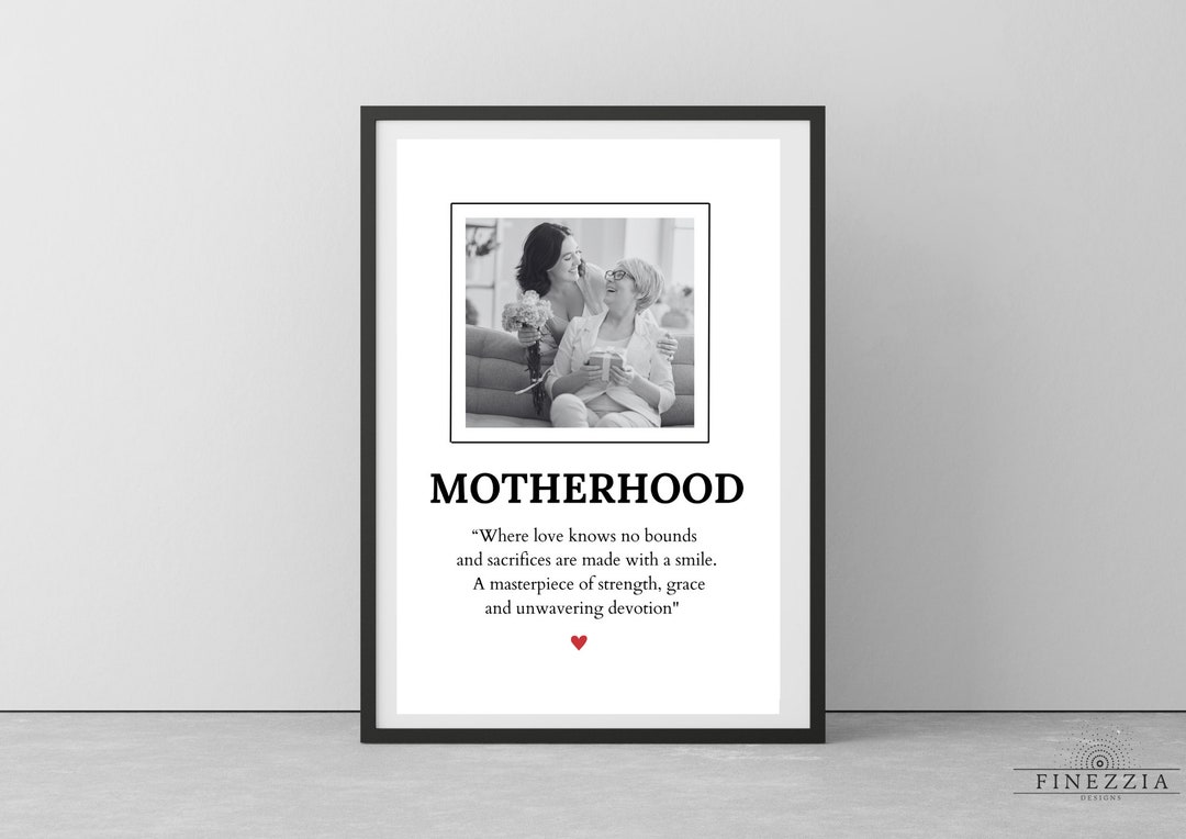 FINEZZIA Customisable Print | Personalized Mum Gift With Photo ...