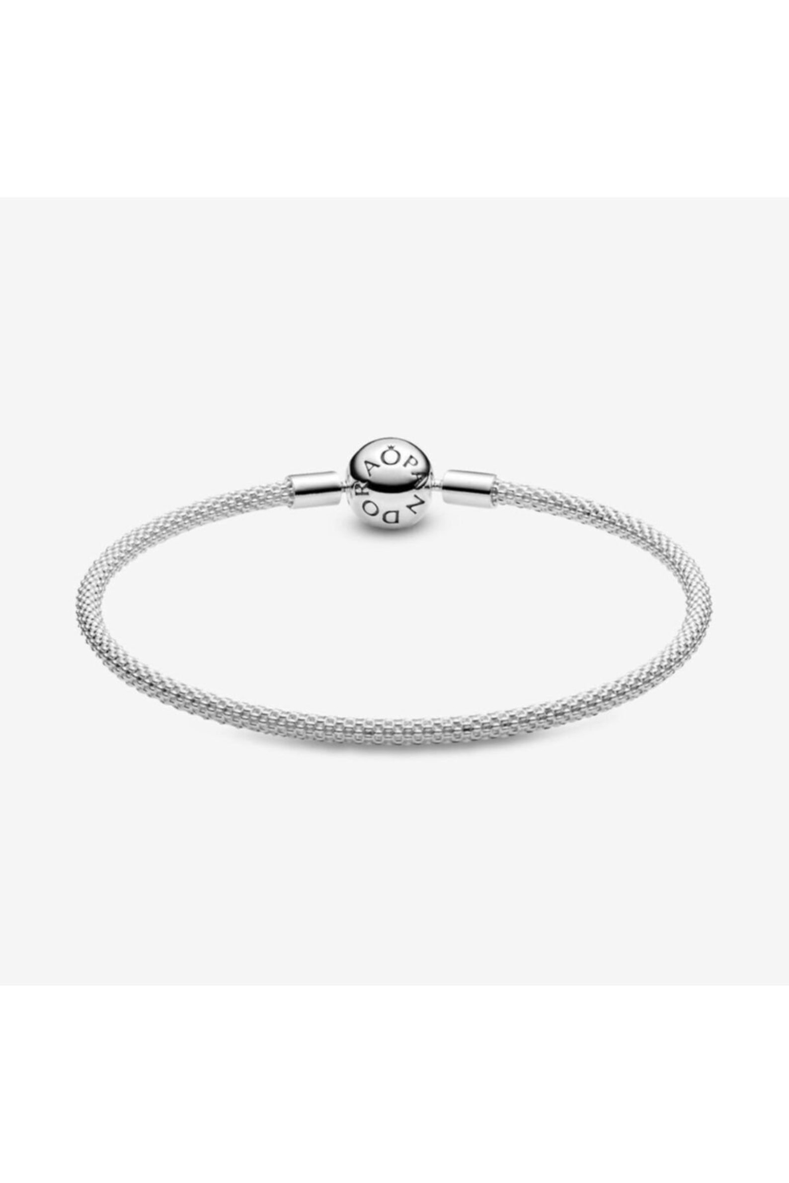 Pandora Style, Charm Compatible, Ball Clip Braided Bangle Bracelet, All ...