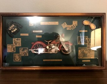 Shadow Box Motorcycle - Etsy
