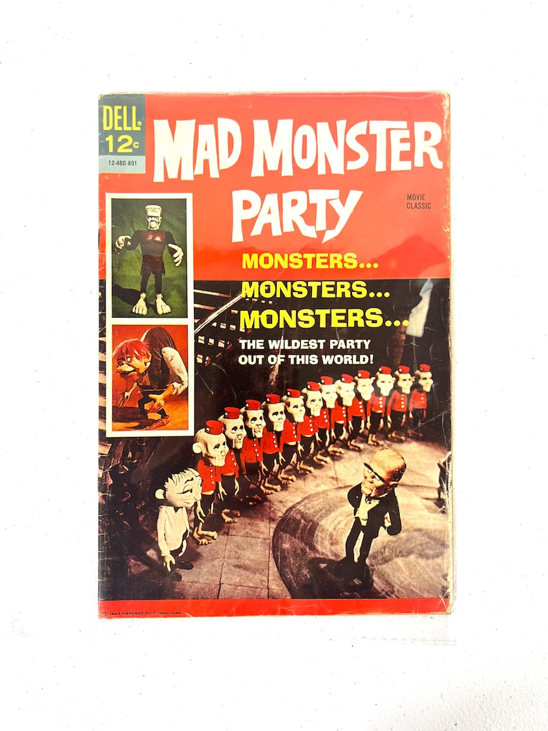 Mad Monster Party Vintage Dell Comic Book 1967 Movie Classic - Etsy