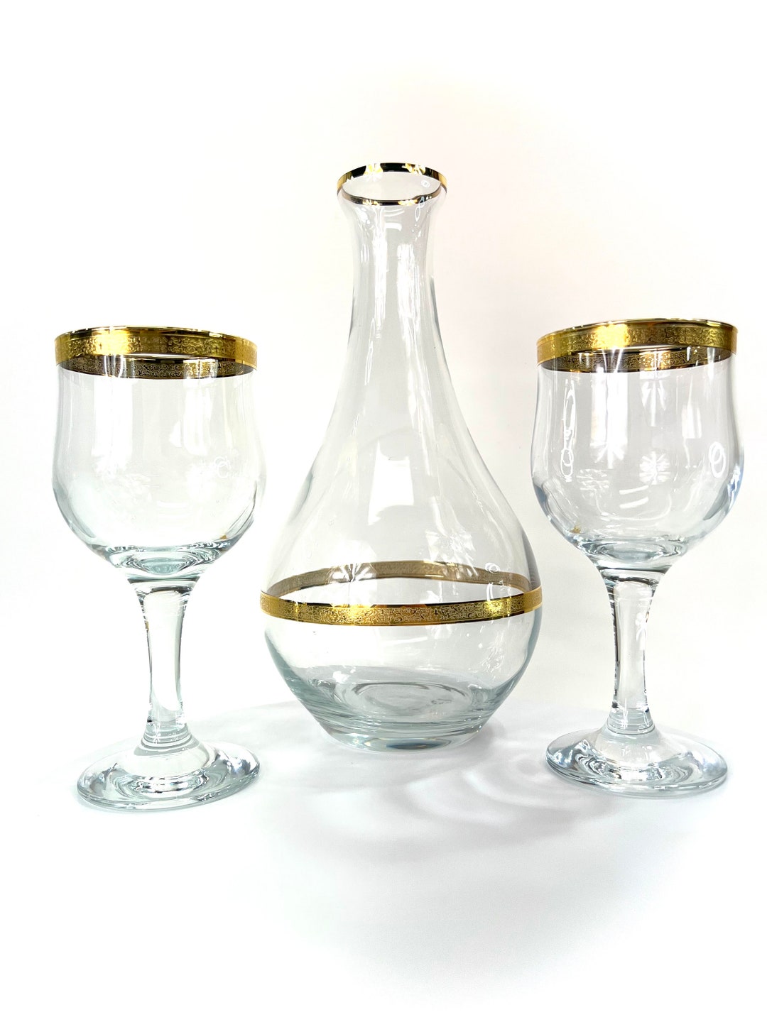 Imperial Crystal Vintage Drinking Wine Glasses With Alcohol - Etsy