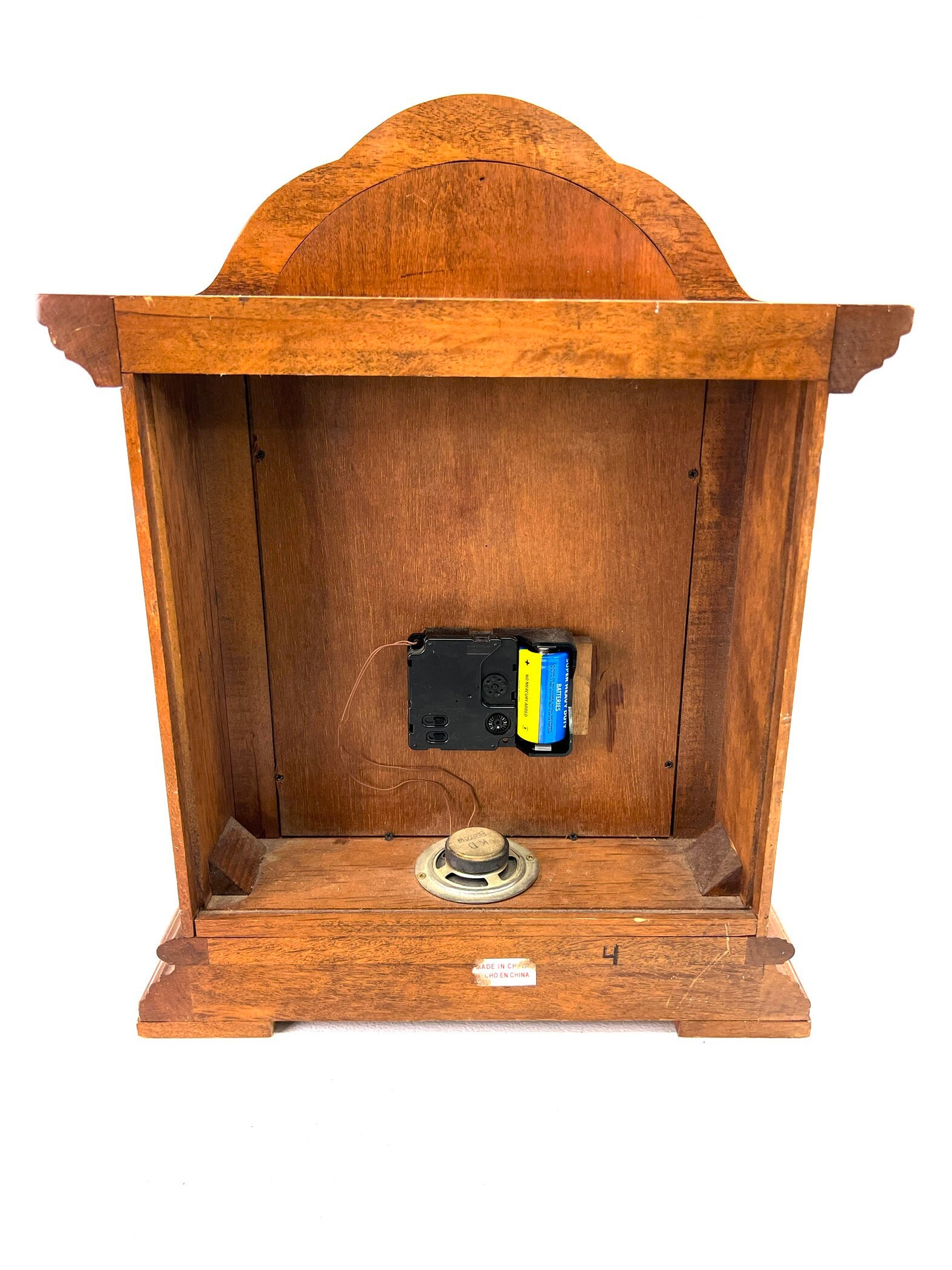 Westminster Tempus Fugit Quartz Mantle Wooden Vintage Clock Hourly ...