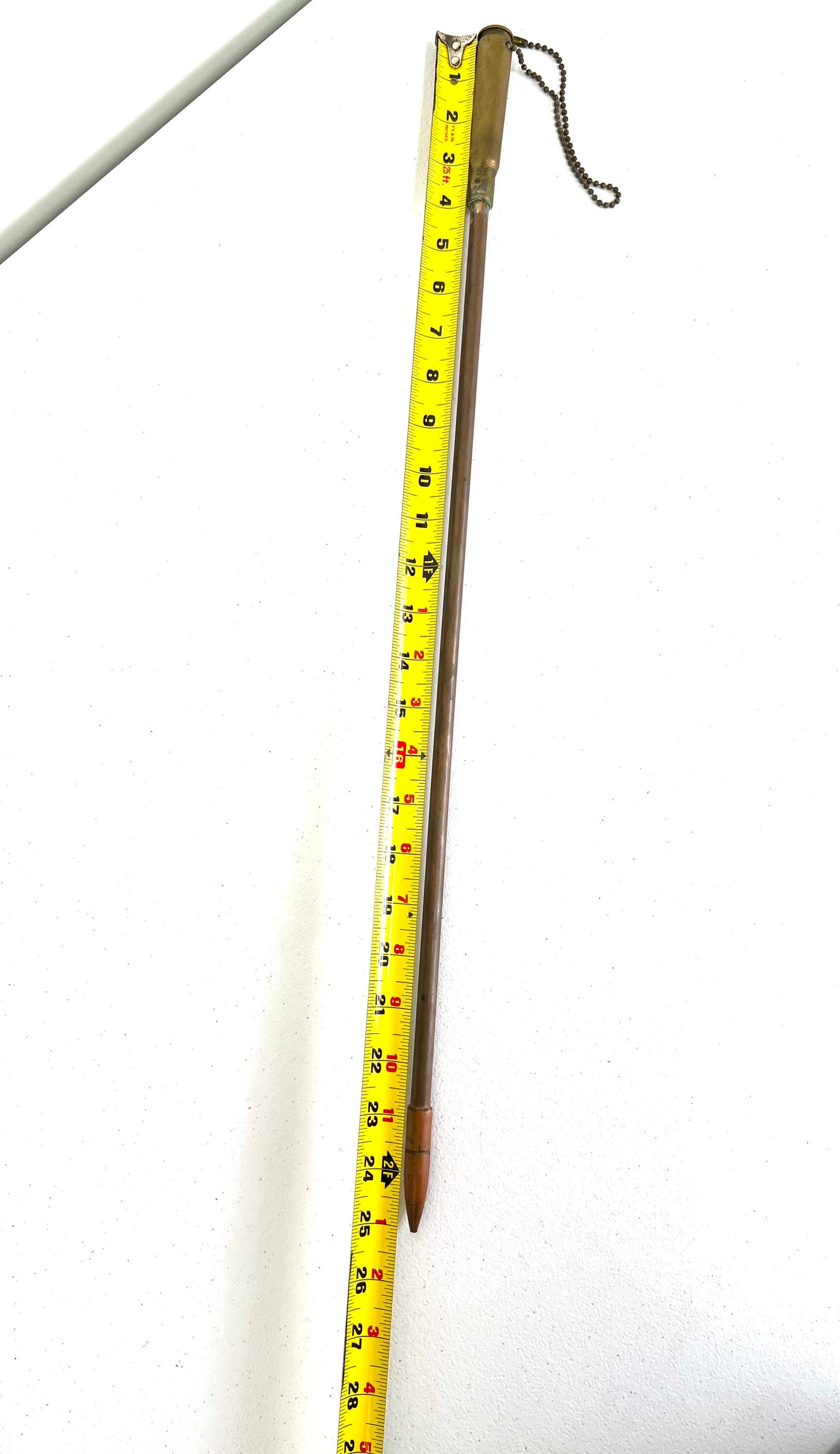 Vintage 50 Cal Bullet Swagger Stick Military Souvenir - Etsy