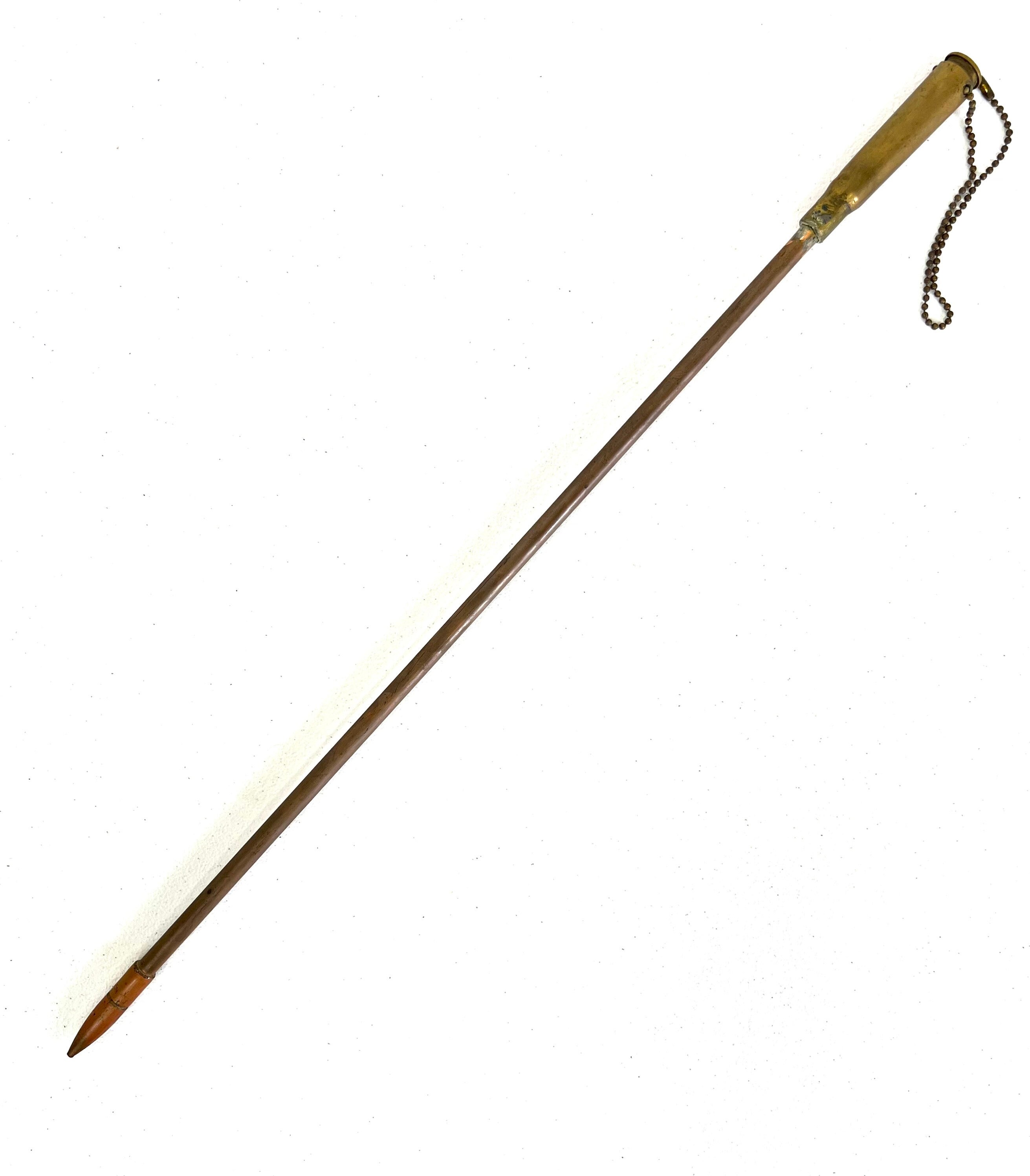 Vintage 50 Cal Bullet Swagger Stick Military Souvenir - Etsy