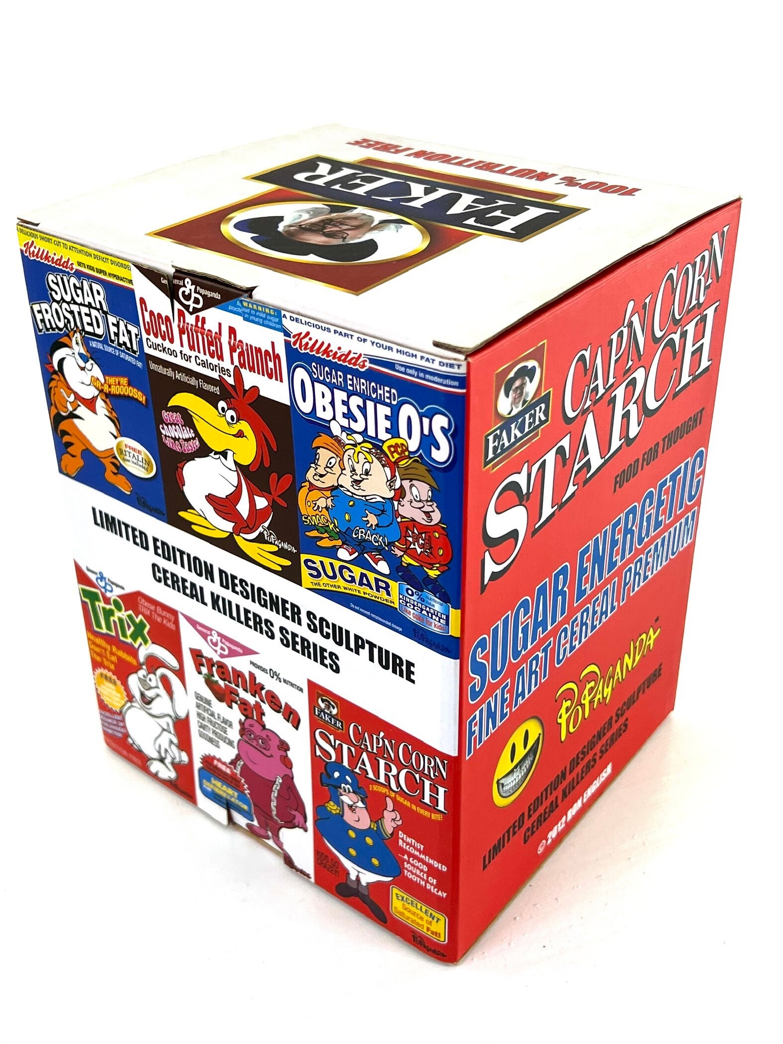 Vintage Authentic Faker Captain Cap'n Corn Starch Cereal - Etsy