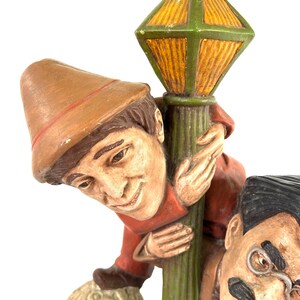 Vintage Marx Brothers Lamp Post Streetlight Statue Chicago 1972 Tuscany ...