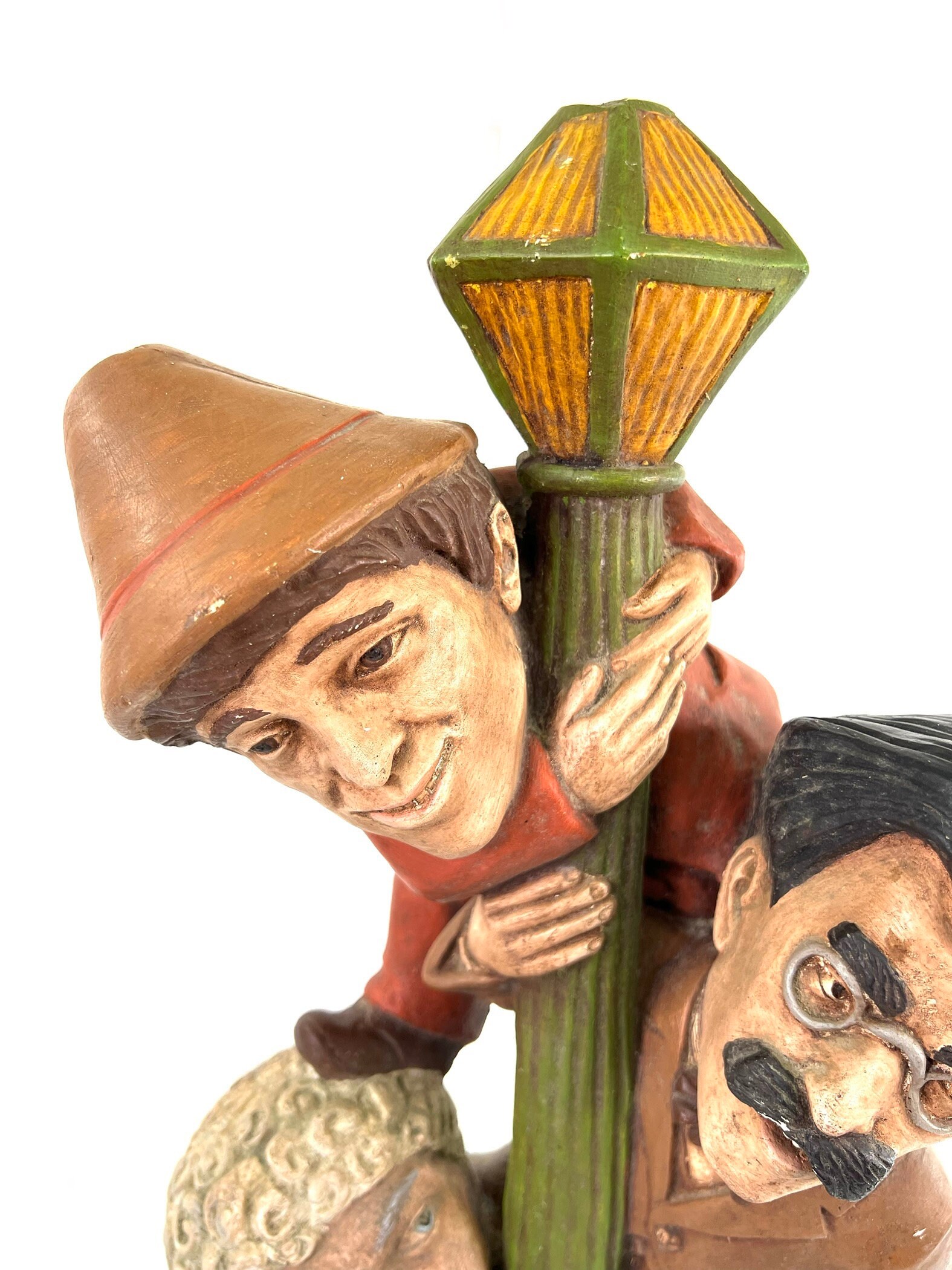Vintage Marx Brothers Lamp Post Streetlight Statue Chicago 1972 Tuscany ...