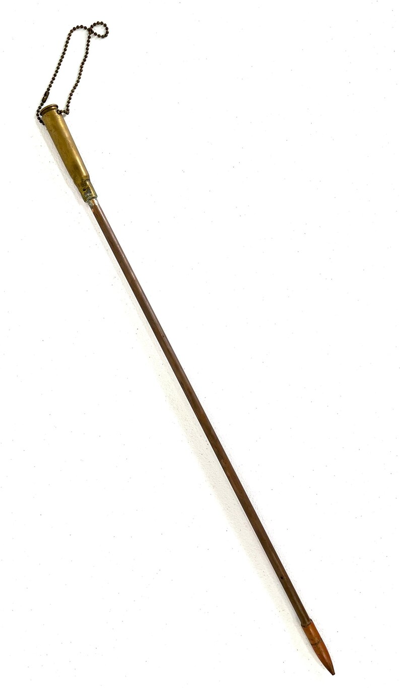 Vintage 50 Cal Bullet Swagger Stick Military Souvenir - Etsy