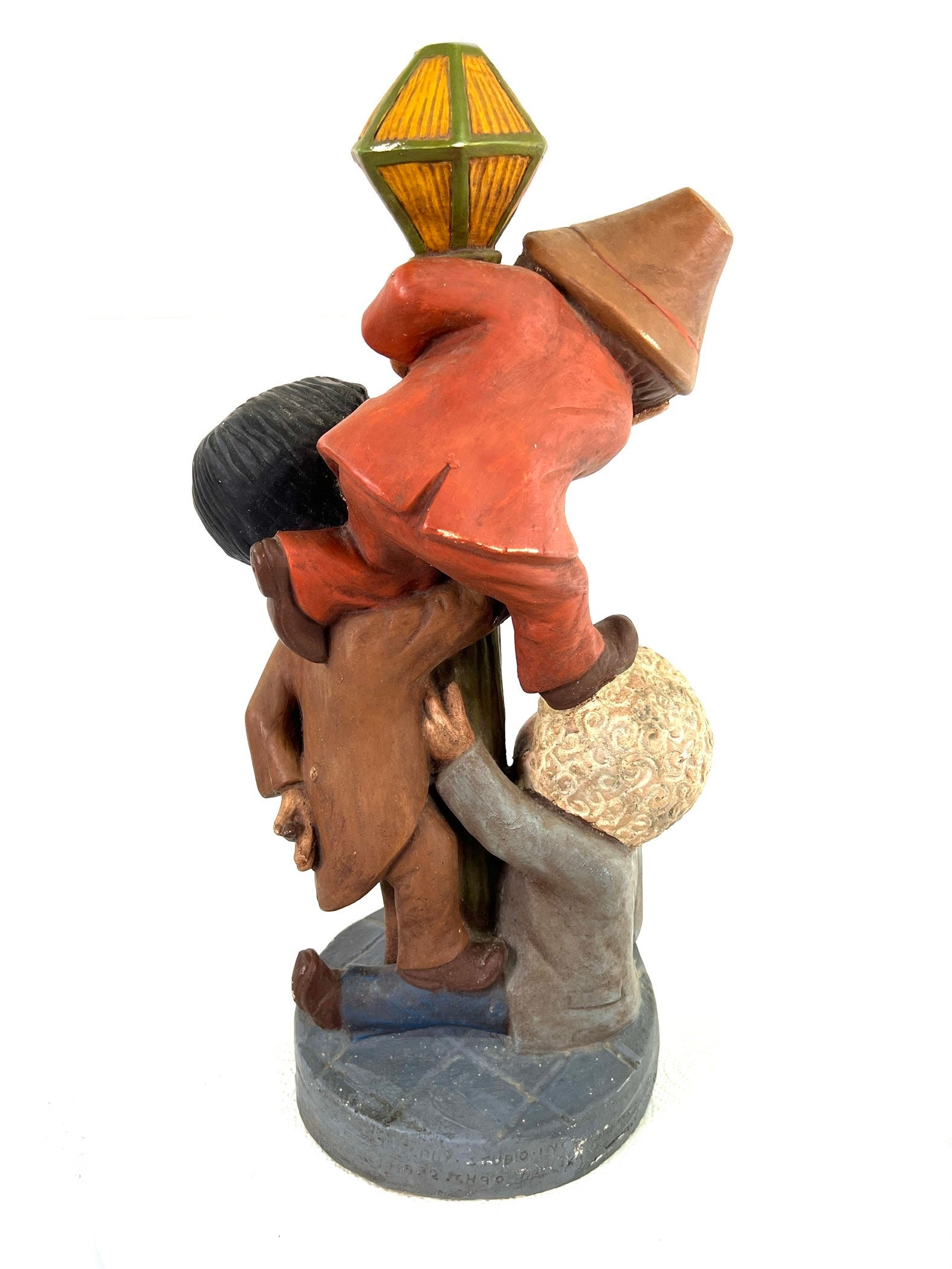 Vintage Marx Brothers Lamp Post Streetlight Statue Chicago 1972 Tuscany ...