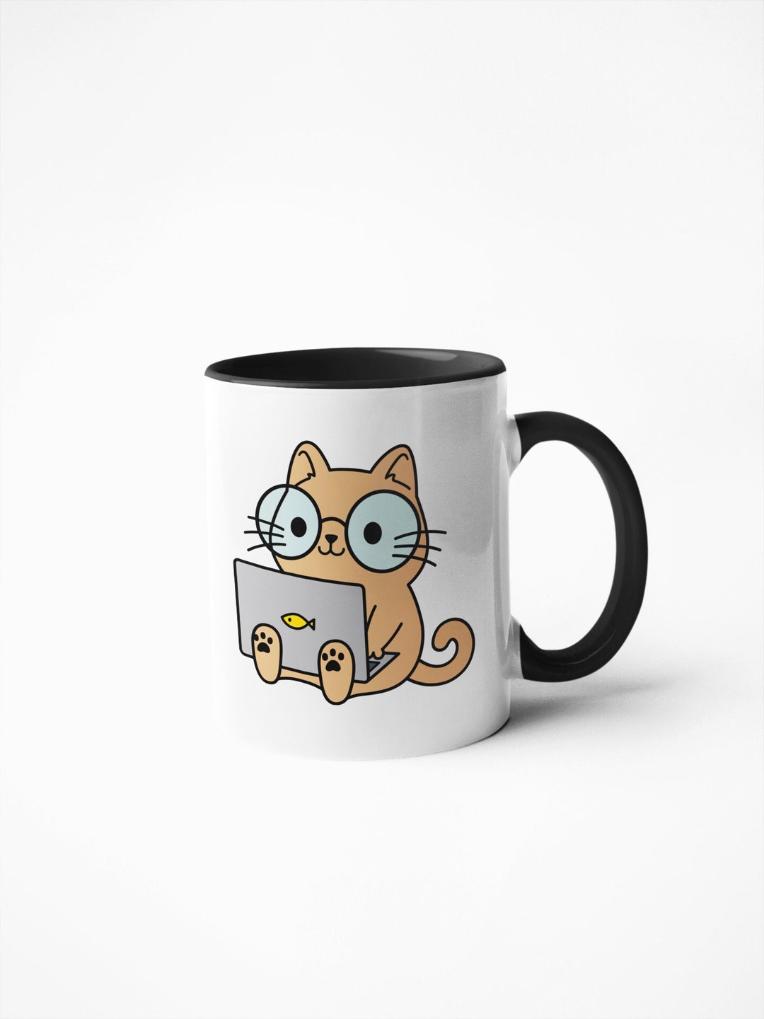 Genius Cat Mug, Funny Cat Mug, Cat Lover Gift for Women, Gifts for Cat ...