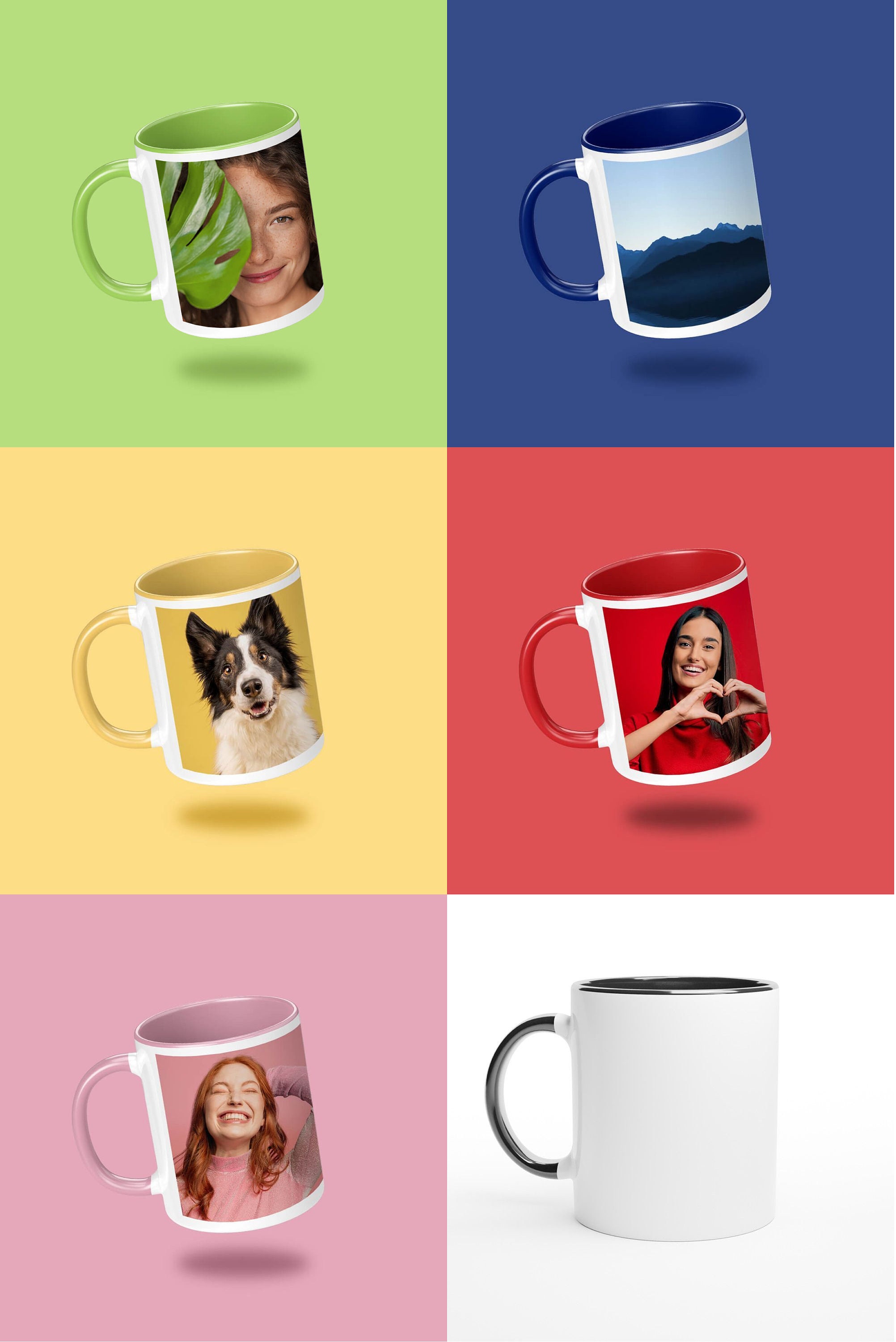 Personalized Family Photo Mug With Heart Frame Custom Photo - Etsy