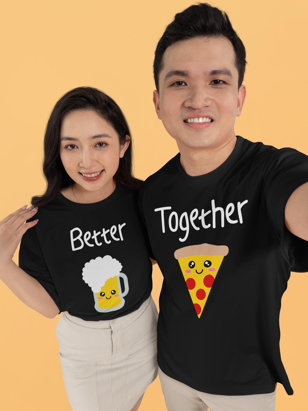 Better Together Couples Shirts, Pizza and Beer Matching Shirts ...