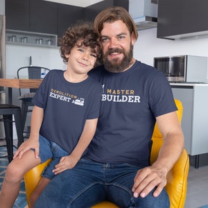 Master Builder Demolition Expert Father Son Matching Shirt Set, Funny ...