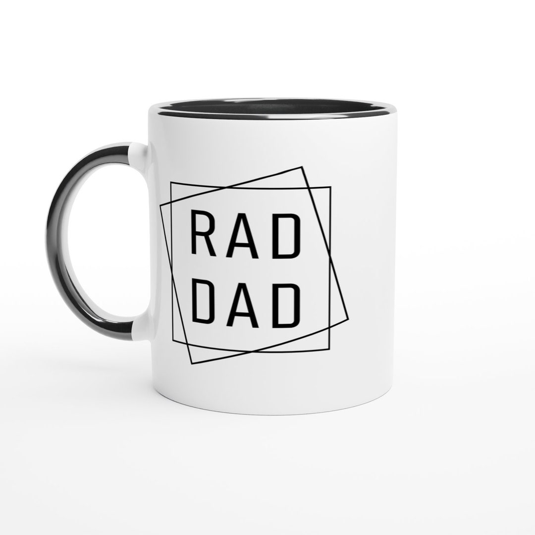 Rad Dad Mug, Funny Dad Mug, Fathers Day Mug, Dad Mug, Best Dad Mug ...