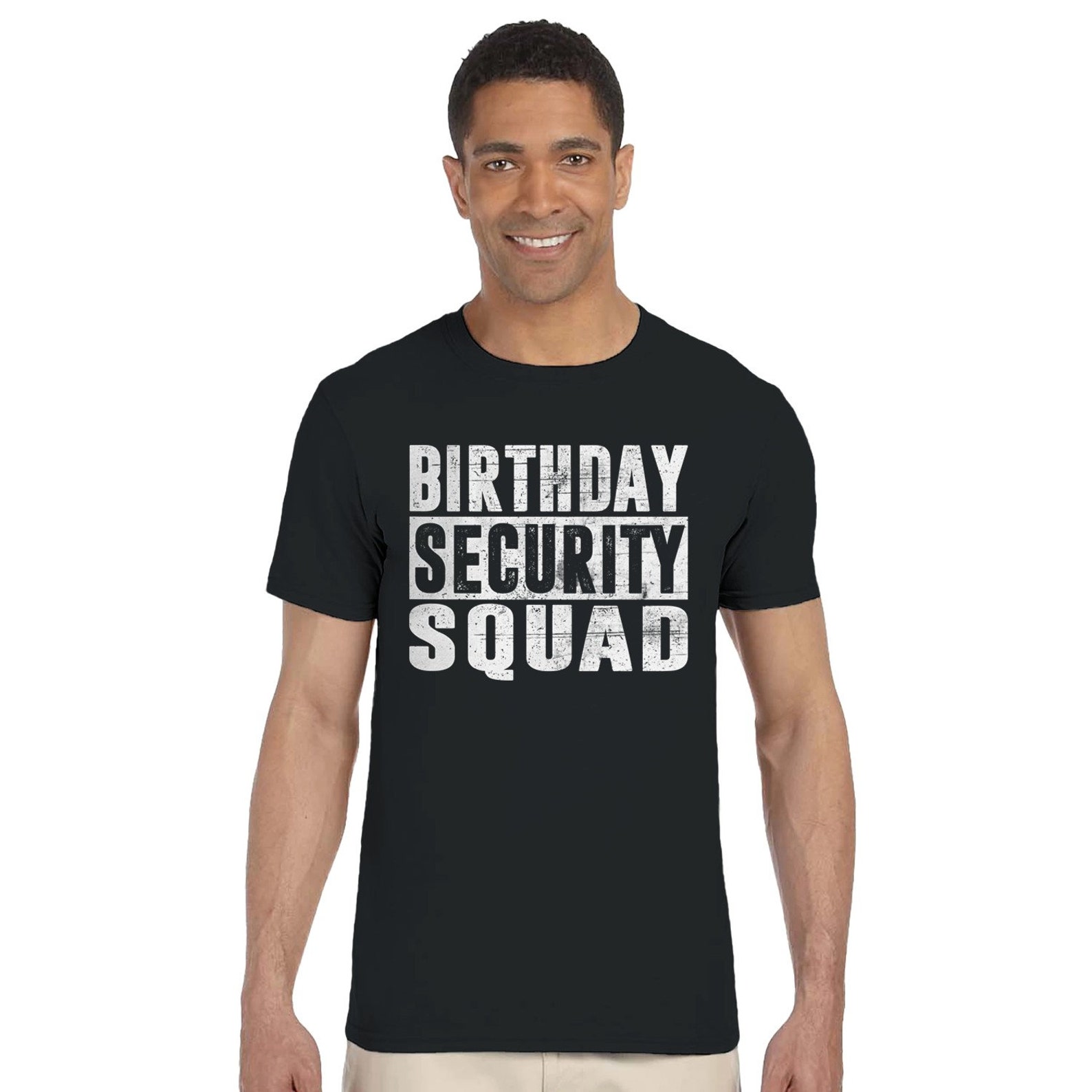 Birthday Security Squad Shirt, Funny Birthday Shirt, Party Squad Tee ...
