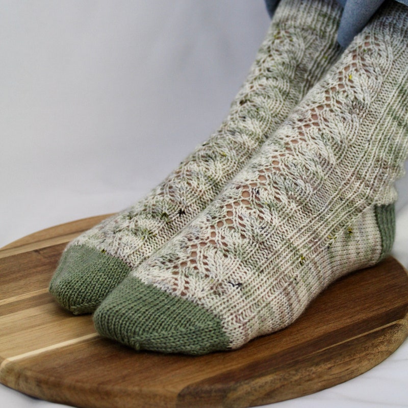 Knitted Lace Socks - Etsy