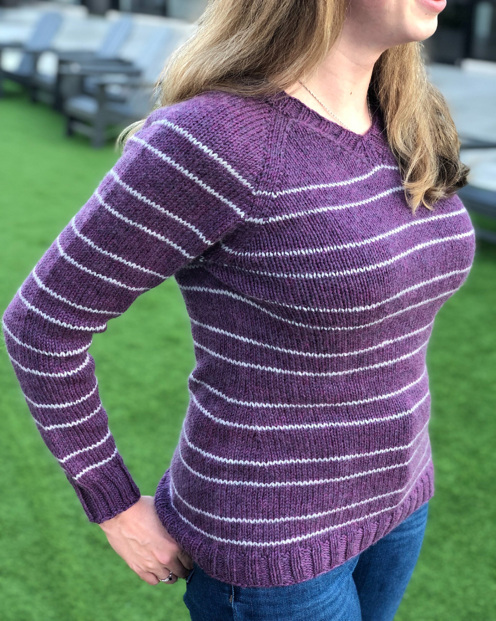 Glacier Run Sweater Pattern PDF Knitting Pattern Striped - Etsy