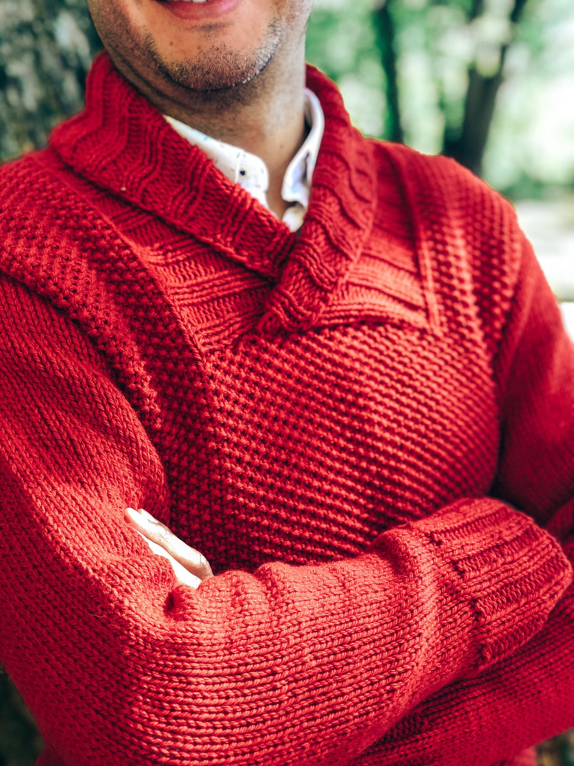 KNITTING PATTERN | Unisex Sweater Pattern, Adult Sized Simple Pullover ...