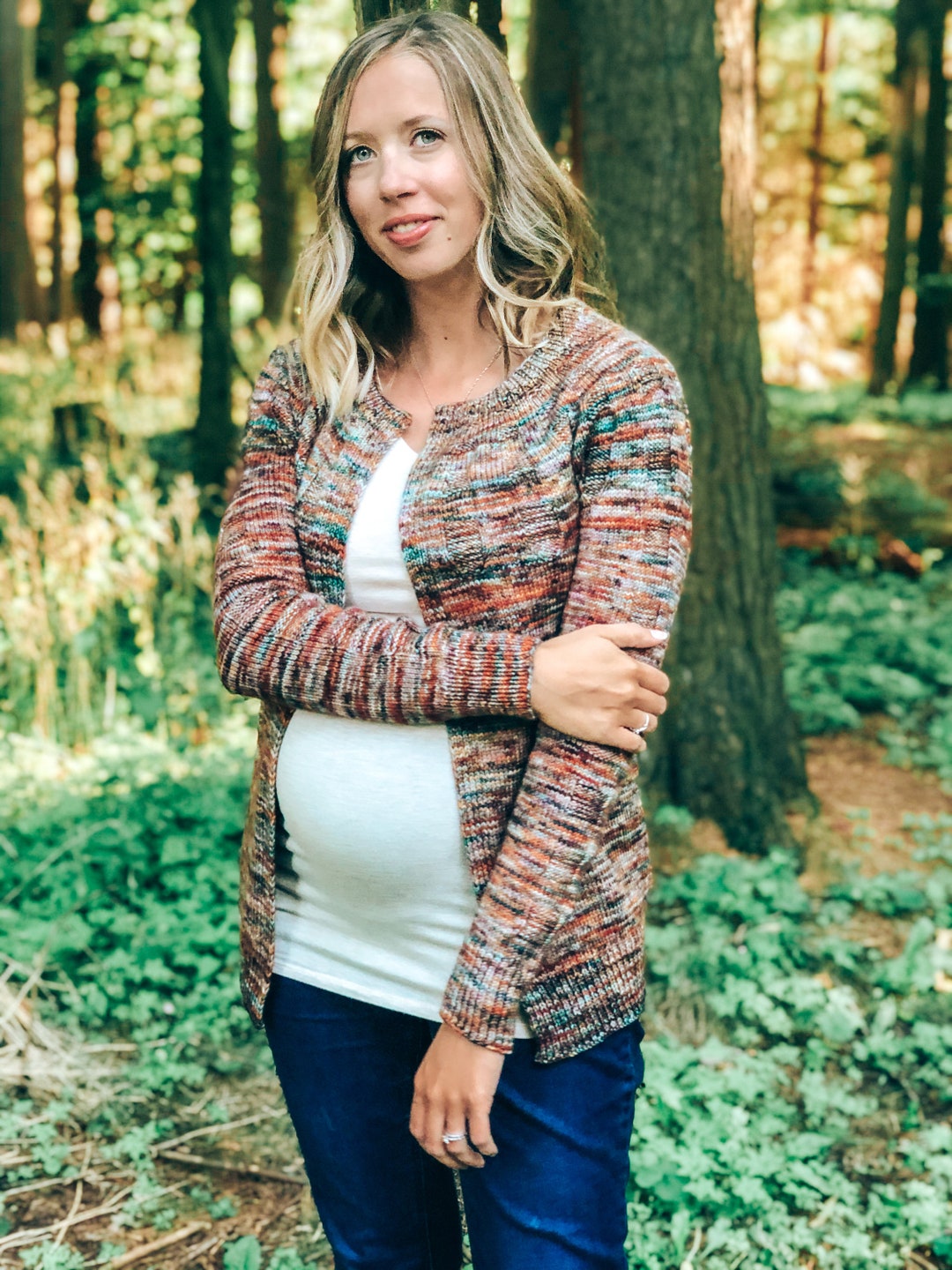 Women's Copper Rain Sweater Pattern | KNITTING PATTERN PDF | Top-down ...