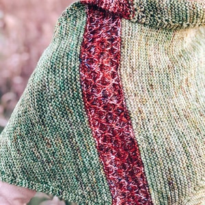 KNITTING PATTERN | Color Fade Shawl Knit Point to Point in Garter ...