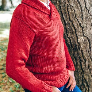 KNITTING PATTERN | Unisex Sweater Pattern, Adult Sized Simple Pullover ...