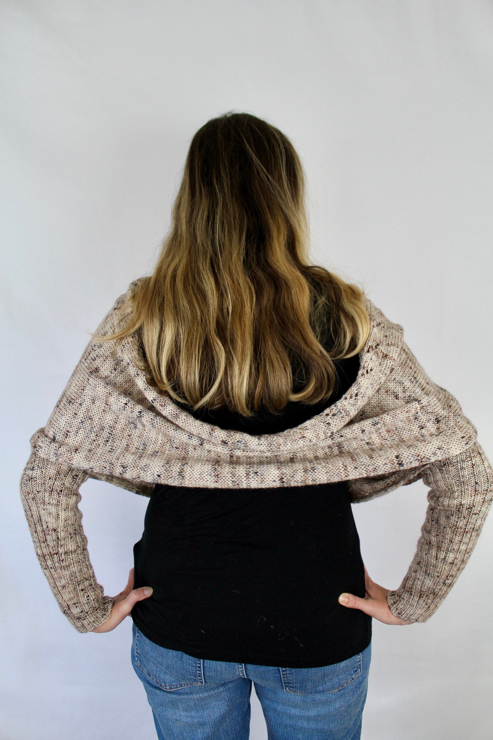 KNITTING PATTERN | Overwild Sweater Scarf Pattern | Wrap Around Sweater ...