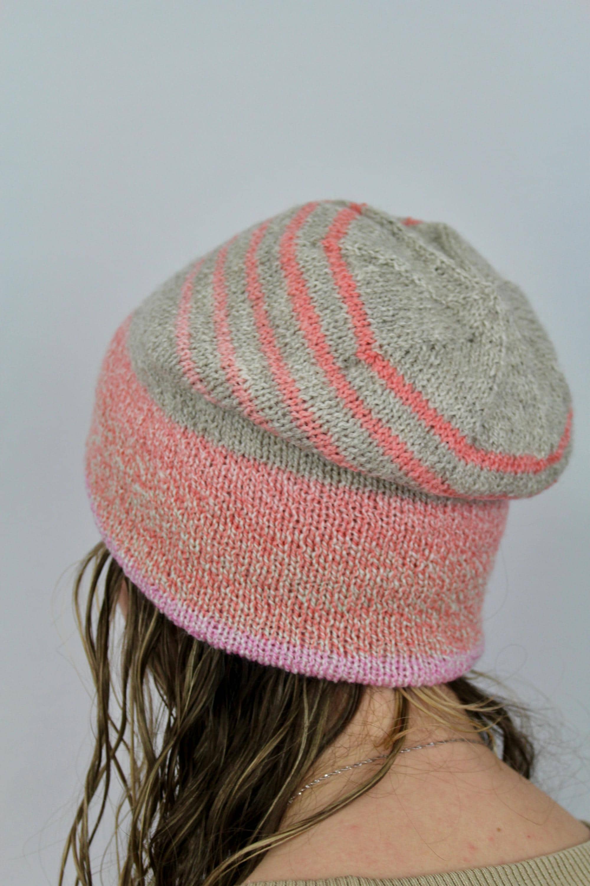 Simple Hat Knitting Pattern | Beginner Hat Pattern | Reversible Hat ...