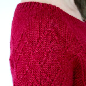 KNITTING PATTERN | Top-down Yoke Sweater Knitting Pattern, Simple ...