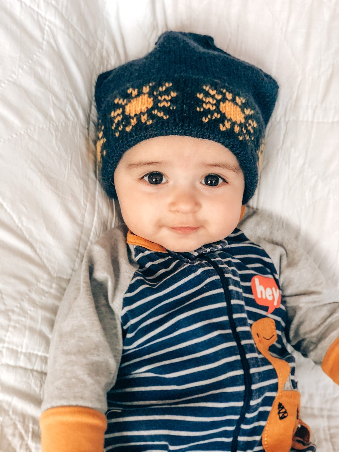 Baby Sun & Skyland Hat Pattern | PDF KNITTING PATTERN | Colorwork ...