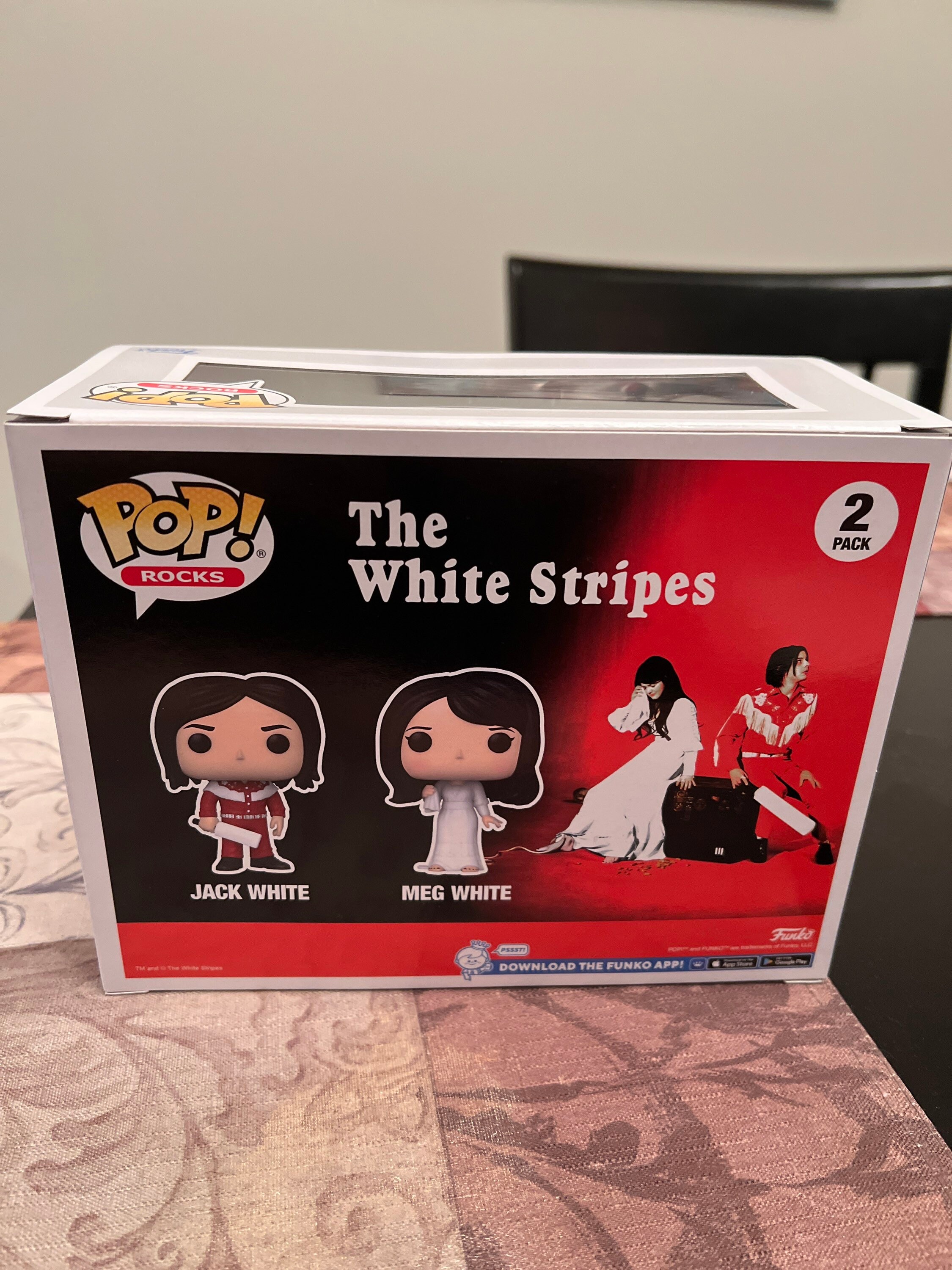 Funko Pop Rocks: the White Stripes 2-pack in Stock - Etsy