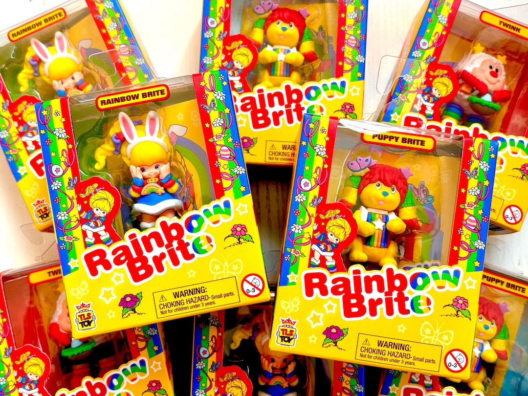 TLS Toy Rainbow Brite 40th Anniversary Mini Figures 2025 Easter Series - Etsy