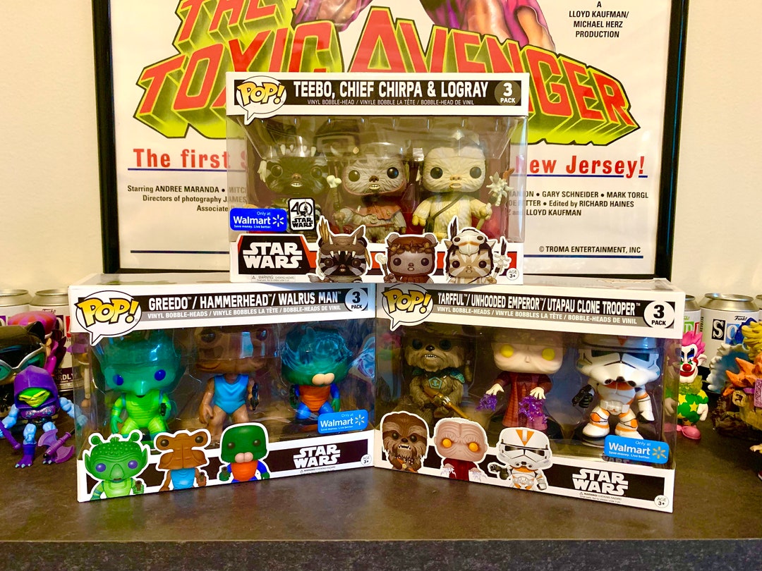 Star Wars 3 Pack Funko Pops - Your Choice - Etsy