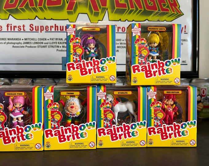 TLS Toy Rainbow Brite 40th Anniversary Mini Figures - Etsy