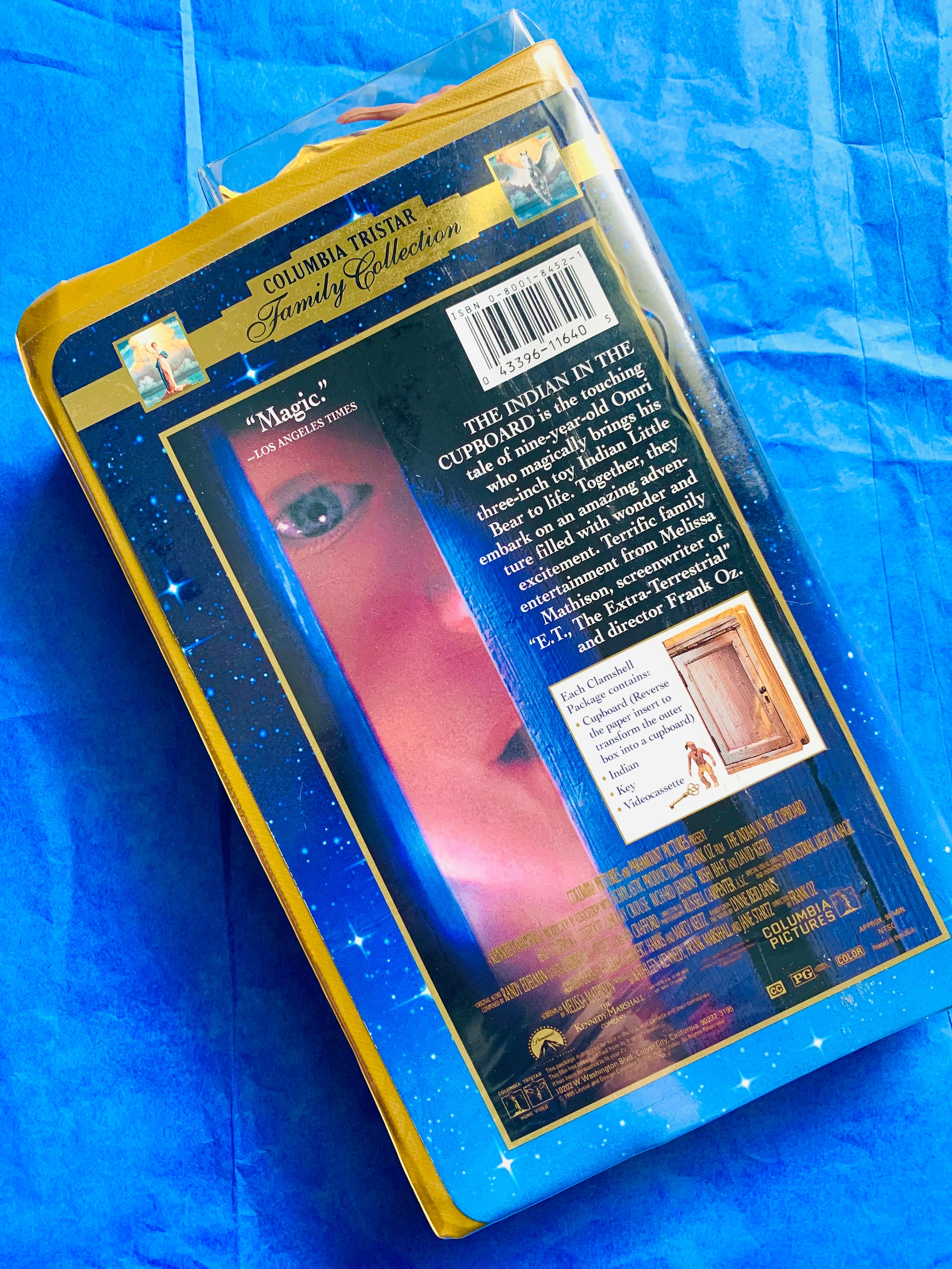 Rare 1995 Indian in the Cupboard VHS With Indian Toy - Etsy